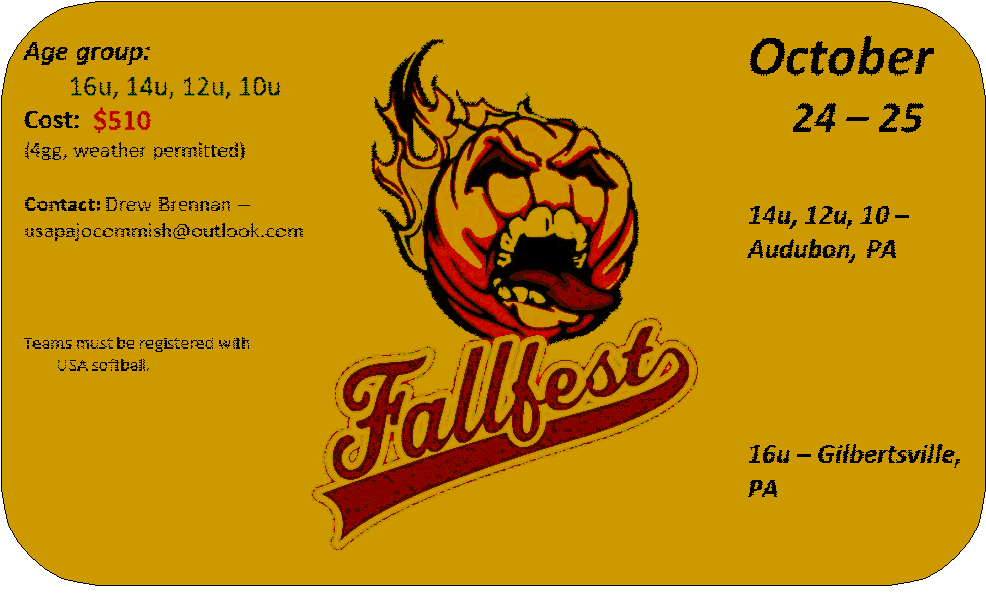 Invasion Fast Pitch Softball » Fall Fest Tri-County Tournament